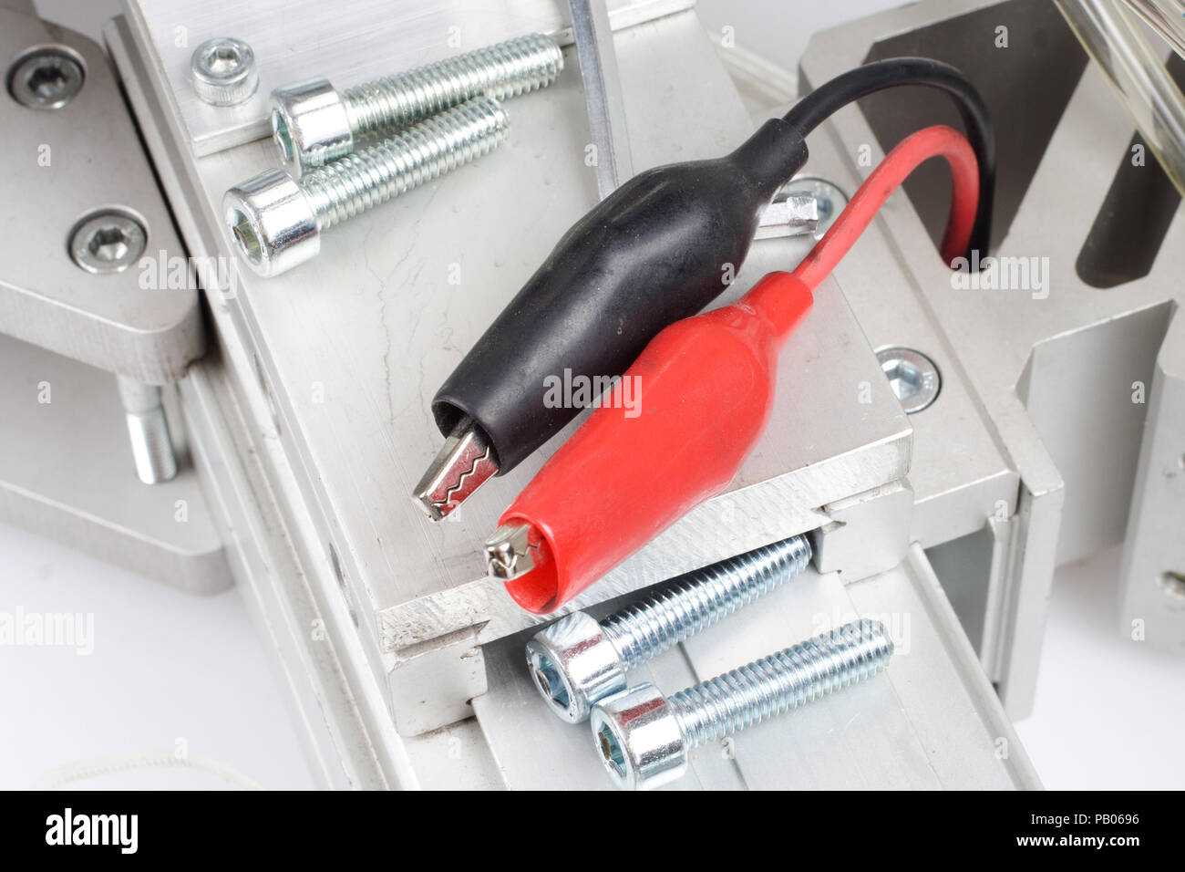 Industry concept - equipment repair background Stock Photo - Alamy