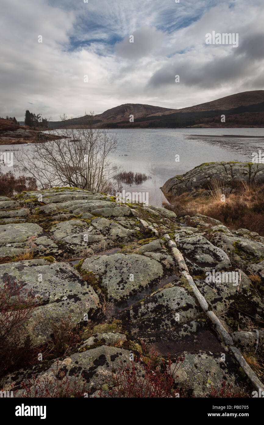 Galloway forest park landscape by Loch Doon Stock Photo - Alamy