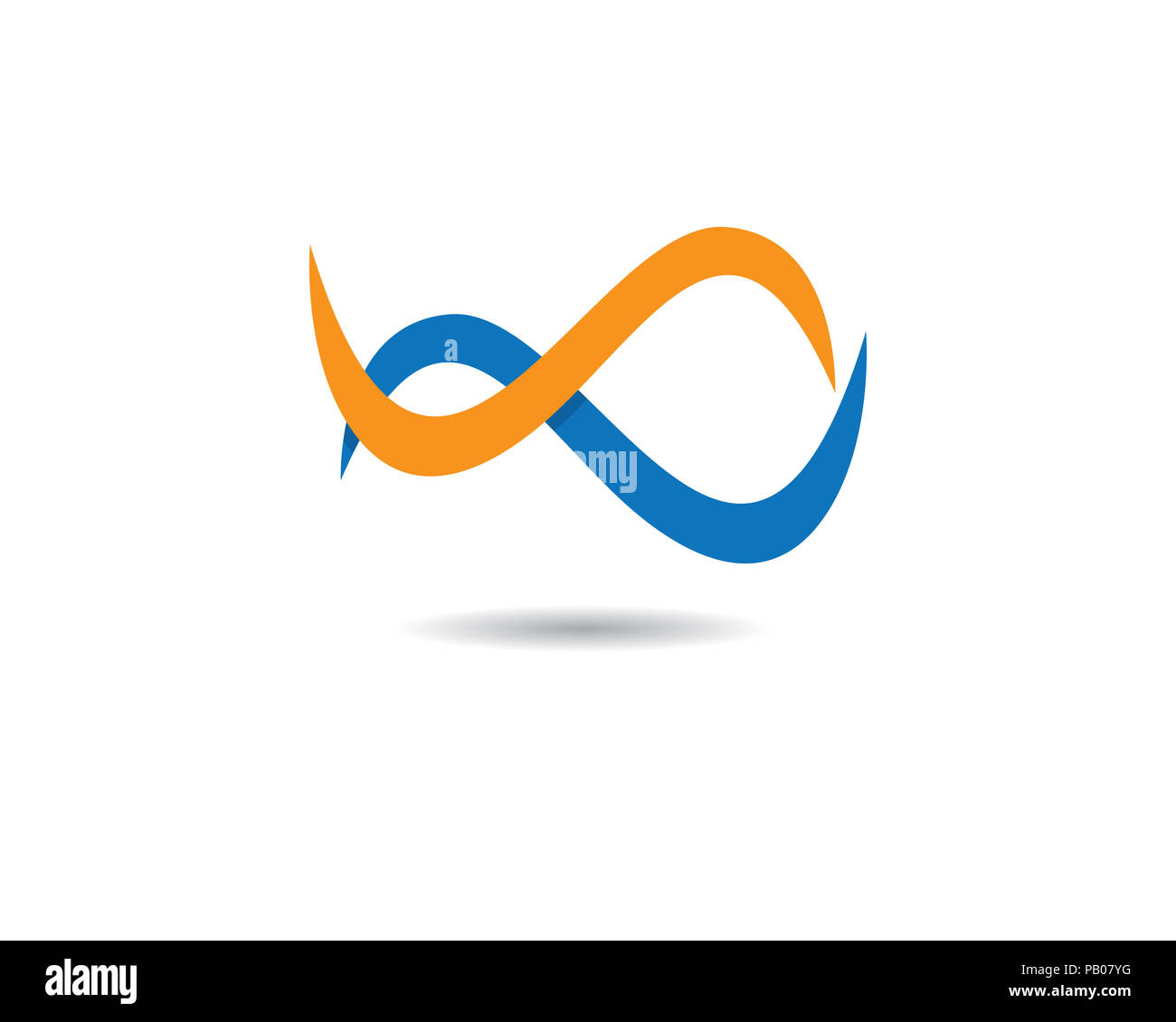 Infinity Design Infinity logo Vector Logo template Stock Photo - Alamy