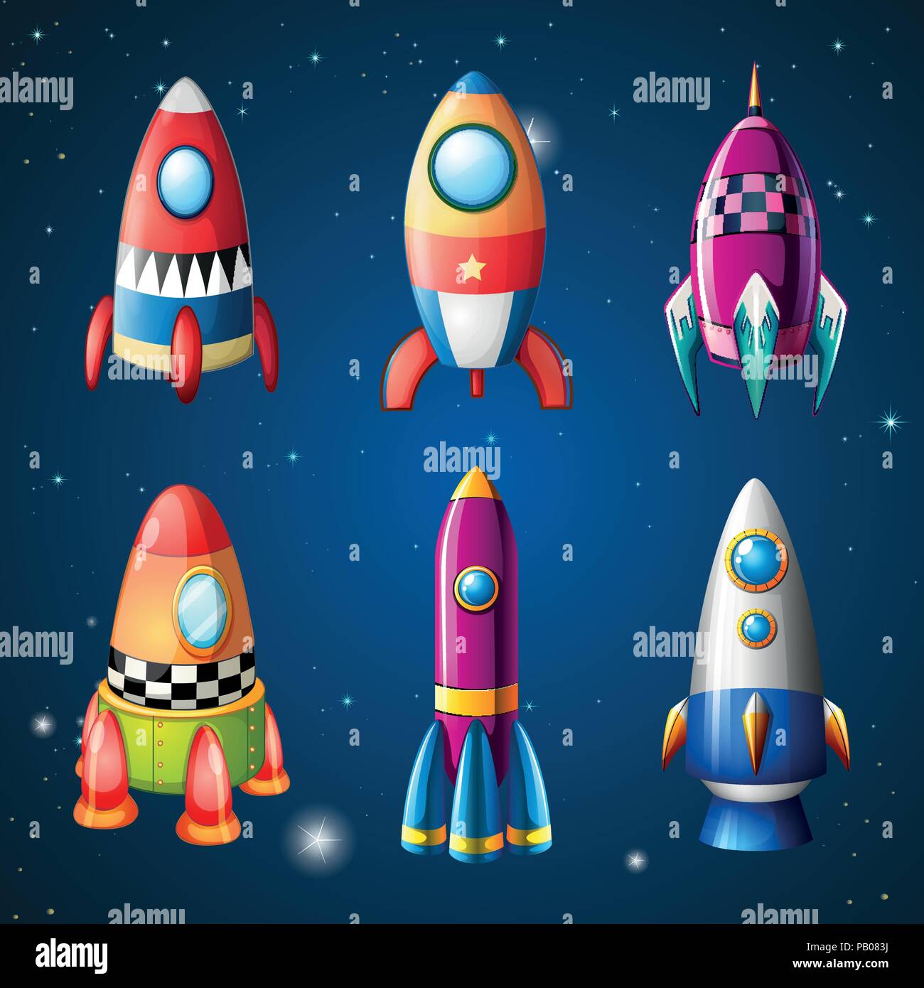 Rockets image Stock Vector Images - Alamy