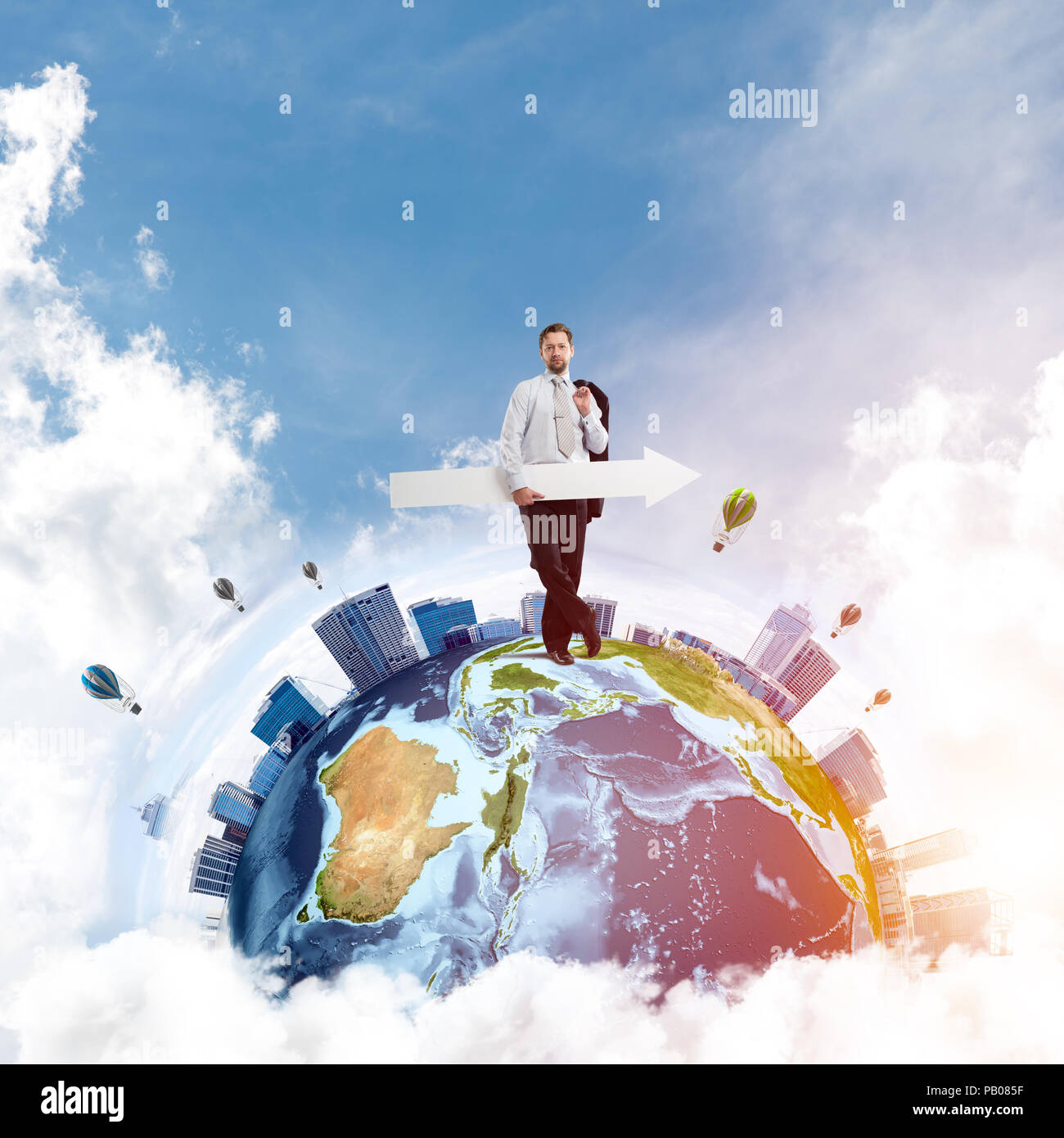 Development in right direction Stock Photo - Alamy