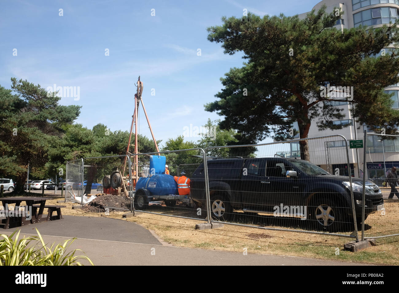 Rock drilling rig machine hi-res stock photography and images - Alamy