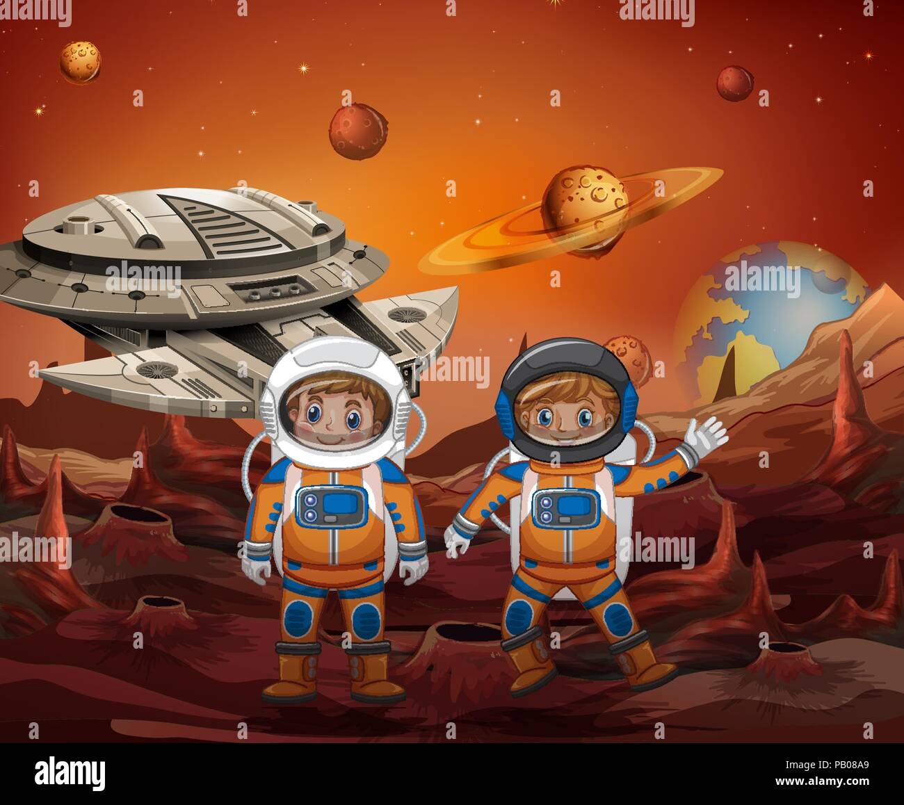 Exploring new planet hi-res stock photography and images - Alamy