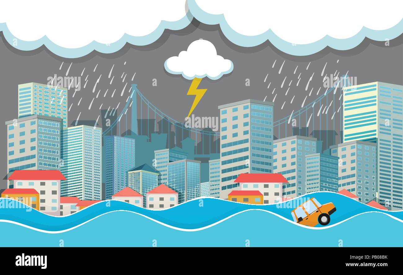 Under water city Stock Vector Images - Alamy