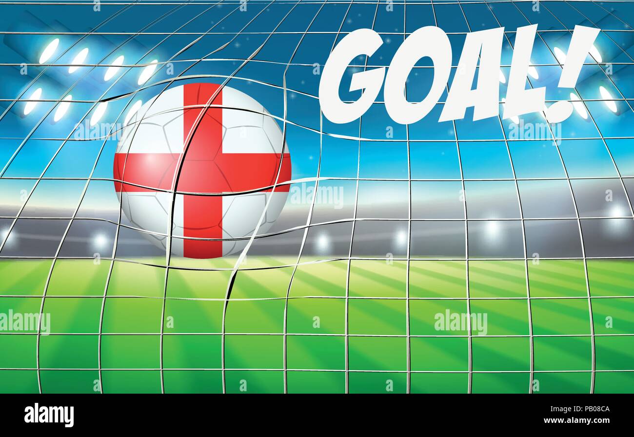 England football goal point illustration Stock Vector Image & Art - Alamy