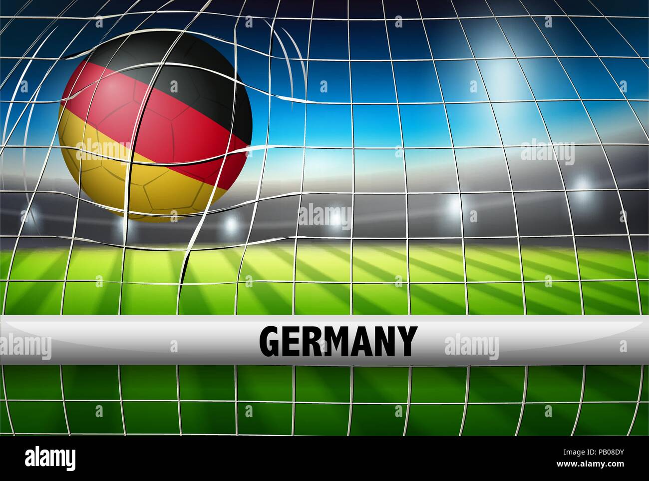 Football field germany team Stock Vector Images - Alamy