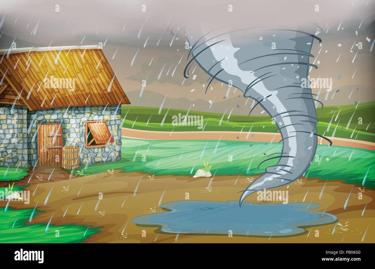 Storm cloud clip art hi-res stock photography and images - Alamy