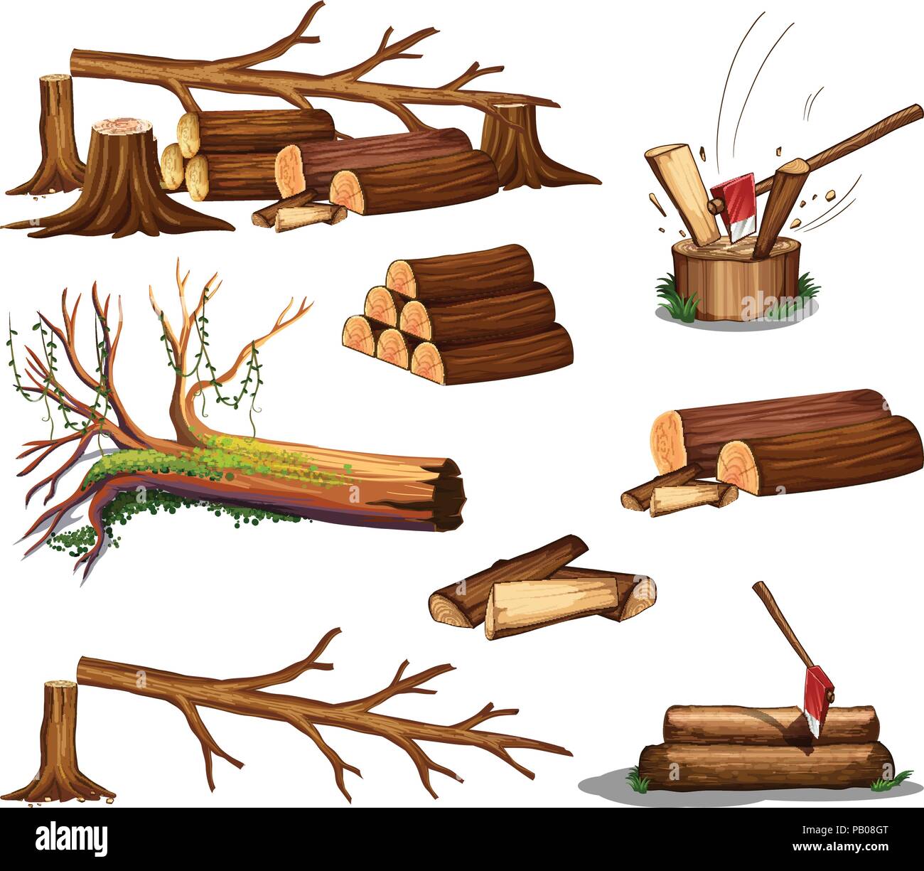 How to make wood cut illustration hi-res stock photography and images ...