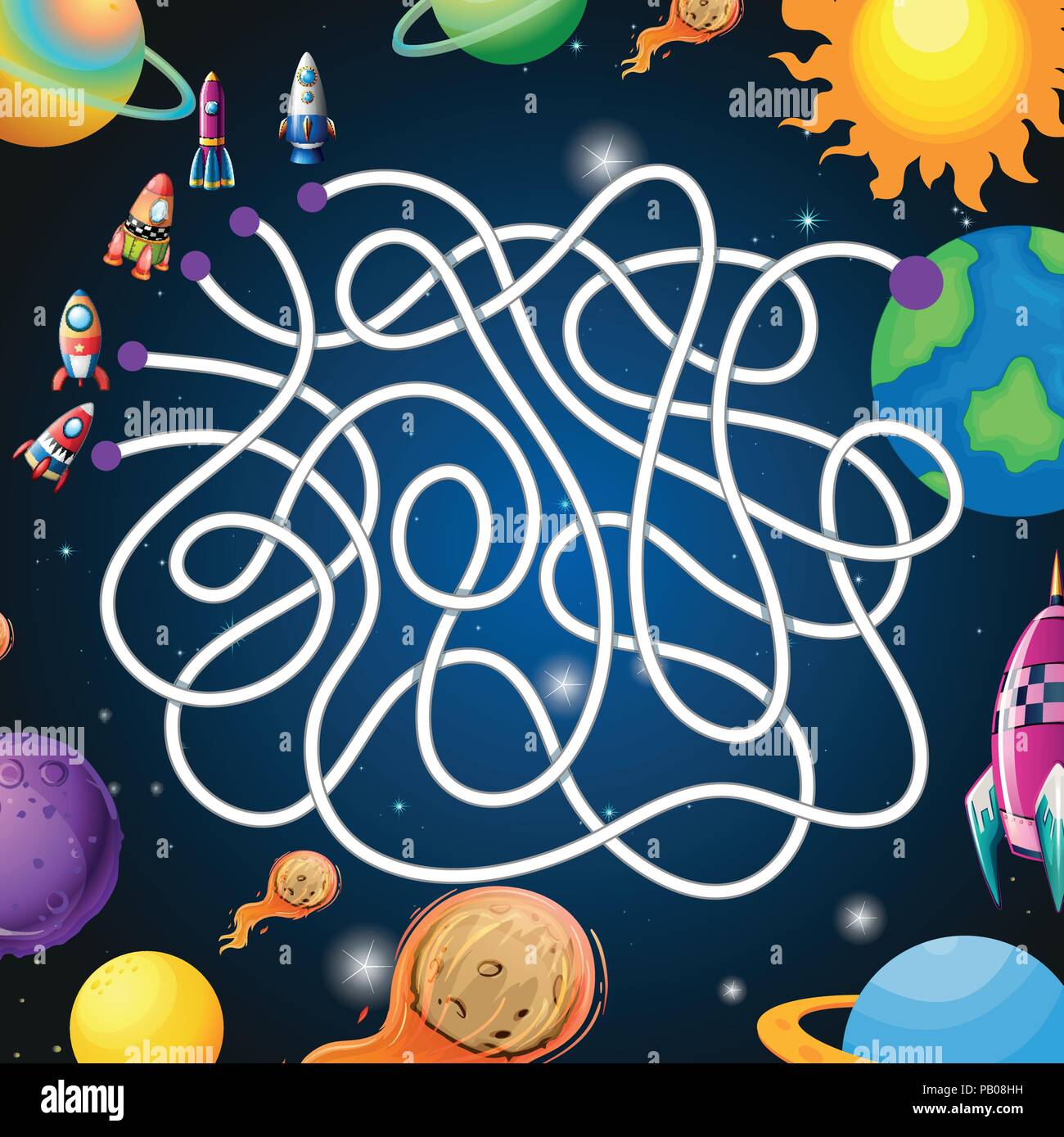 Alien space maze hi-res stock photography and images - Alamy