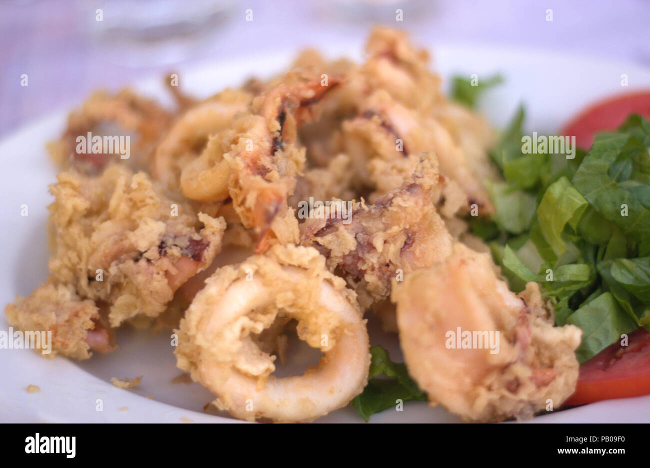a tapas of calamari Stock Photo - Alamy