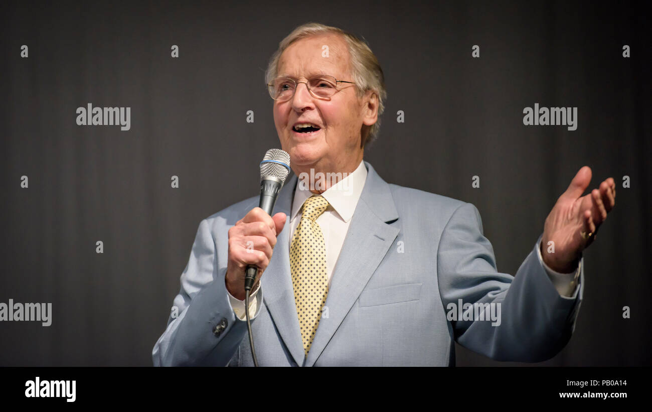 Just a Minute recording - Nicholas Parsons Stock Photo - Alamy