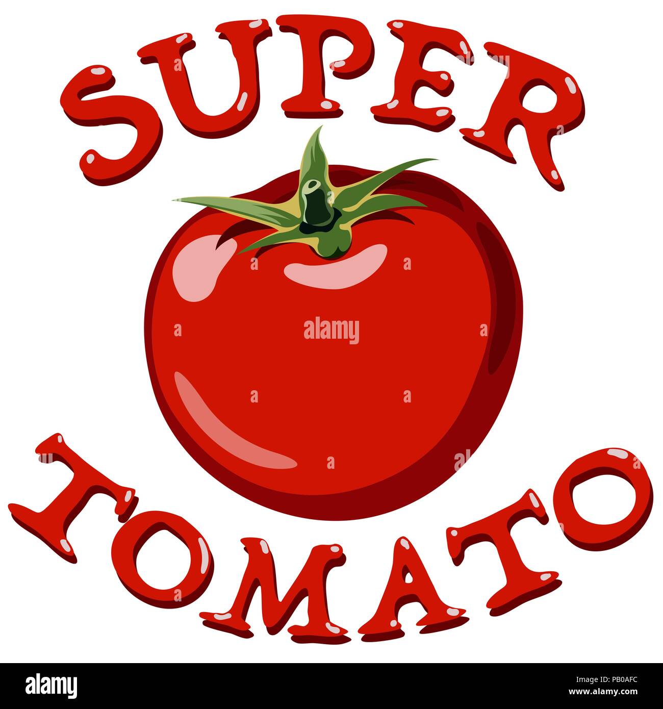 Red Tomato Vector Stock Vector Image And Art Alamy