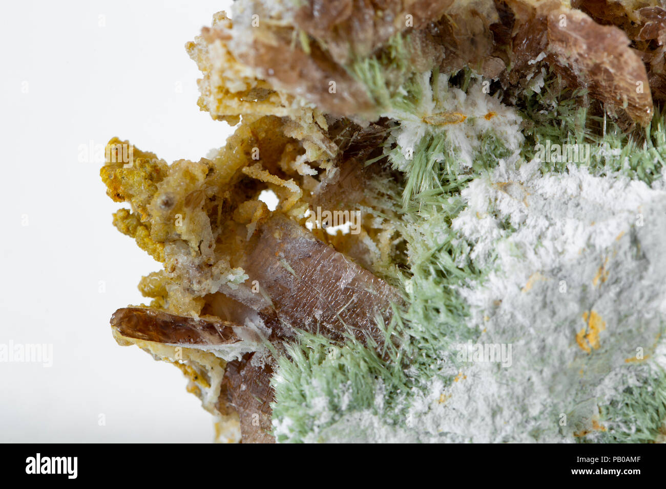 Macro shooting of natural mineral rock specimen Stock Photo - Alamy
