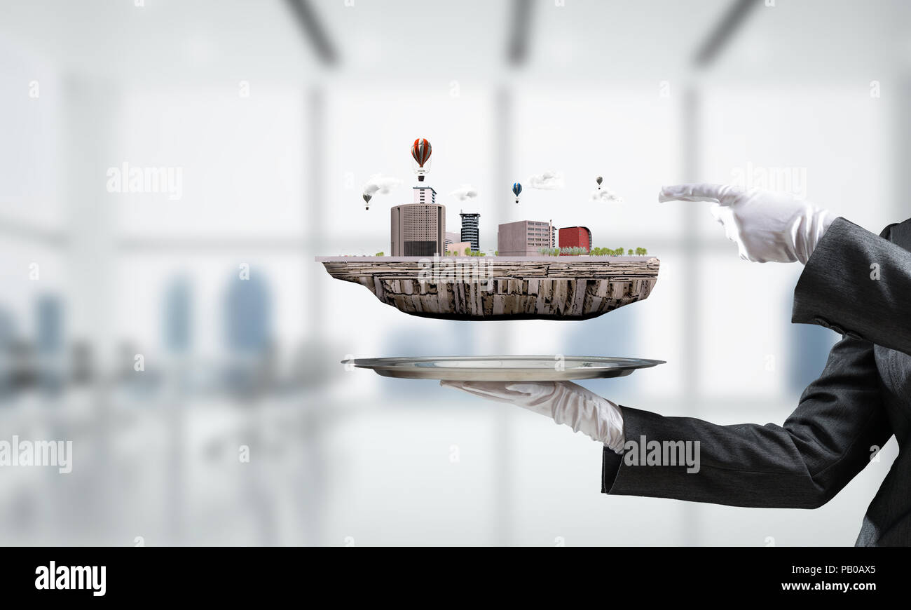 Concept of modern urban development Stock Photo - Alamy