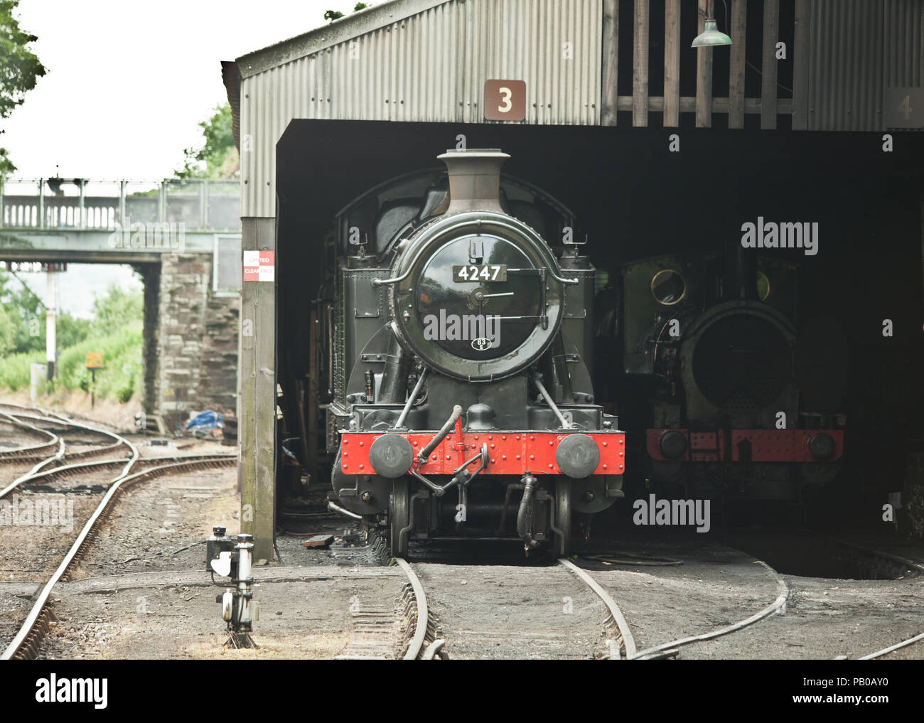 Steam locomotive engine sheds hi-res stock photography and images - Alamy