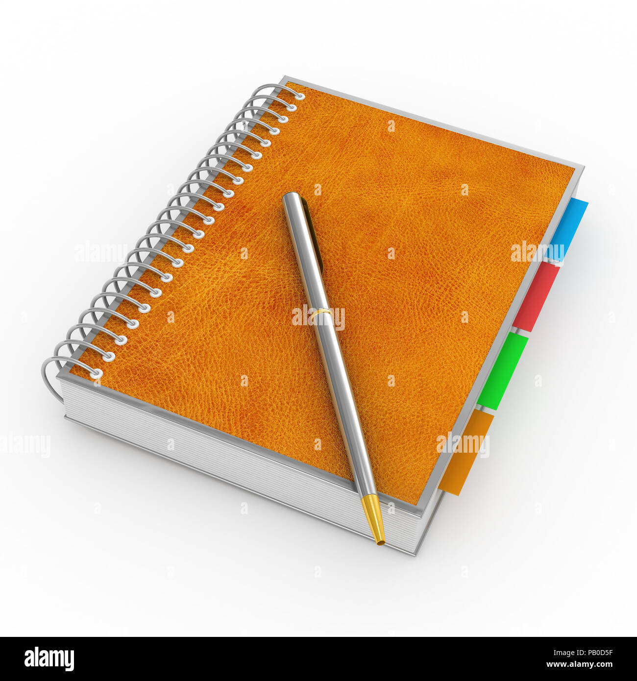 Address book and metal pen Stock Photo - Alamy