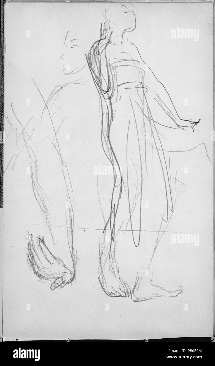 Javanese Dancer, Arm and Hand Positions (from Sketchbook of Javanese ...