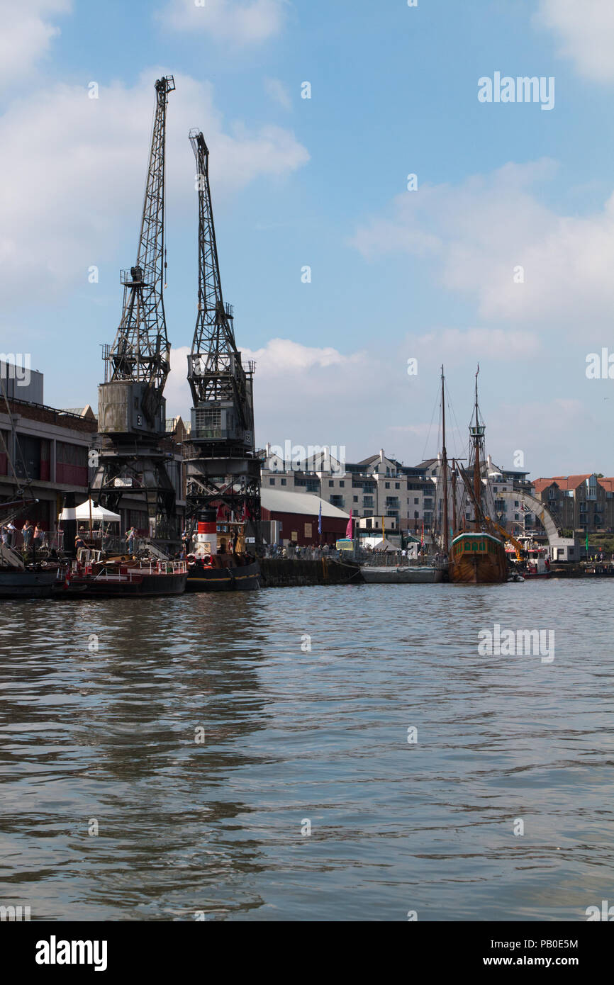 BRISTOL: Floating Harbour near the mshed museum Stock Photo - Alamy
