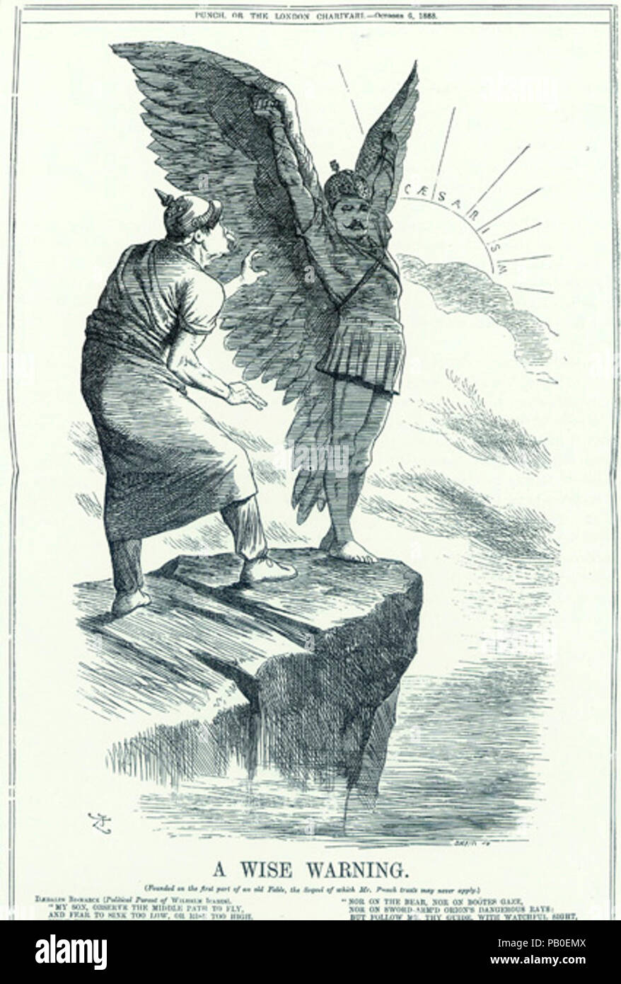 A wise warning, Punch Stock Photo - Alamy