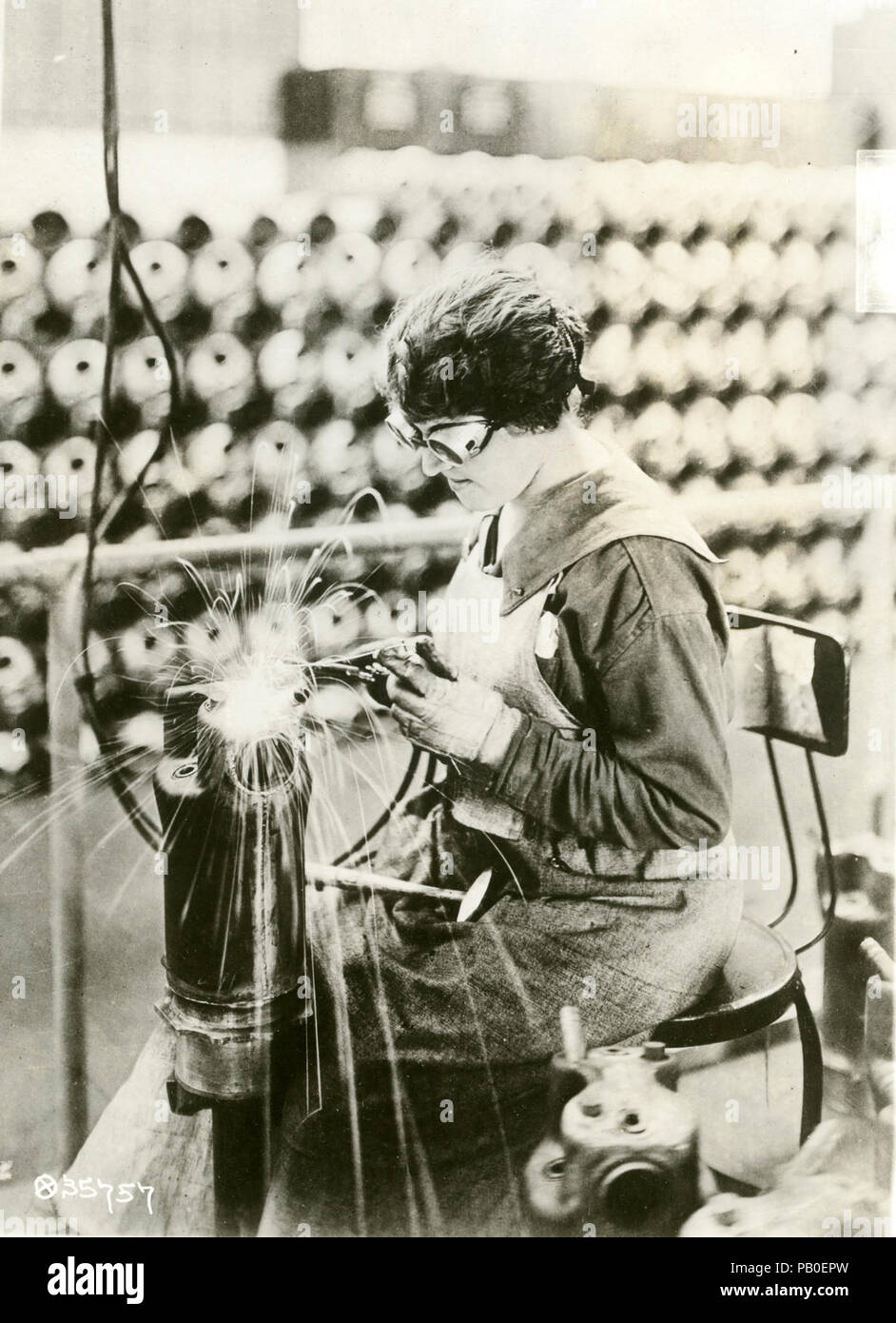 Historical welder hi-res stock photography and images - Alamy