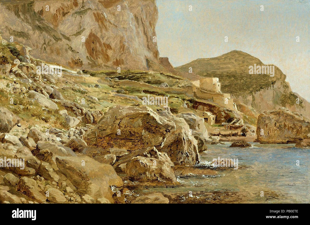 Kobke Christen - Marina Piccola Capri Stock Photo - Alamy