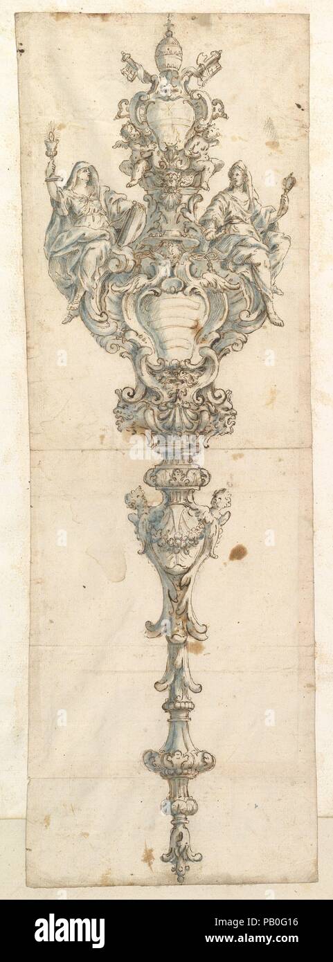 Design for a Mace. Artist: Giovanni Giardini (Italian, Forlì 1646-1722 ...