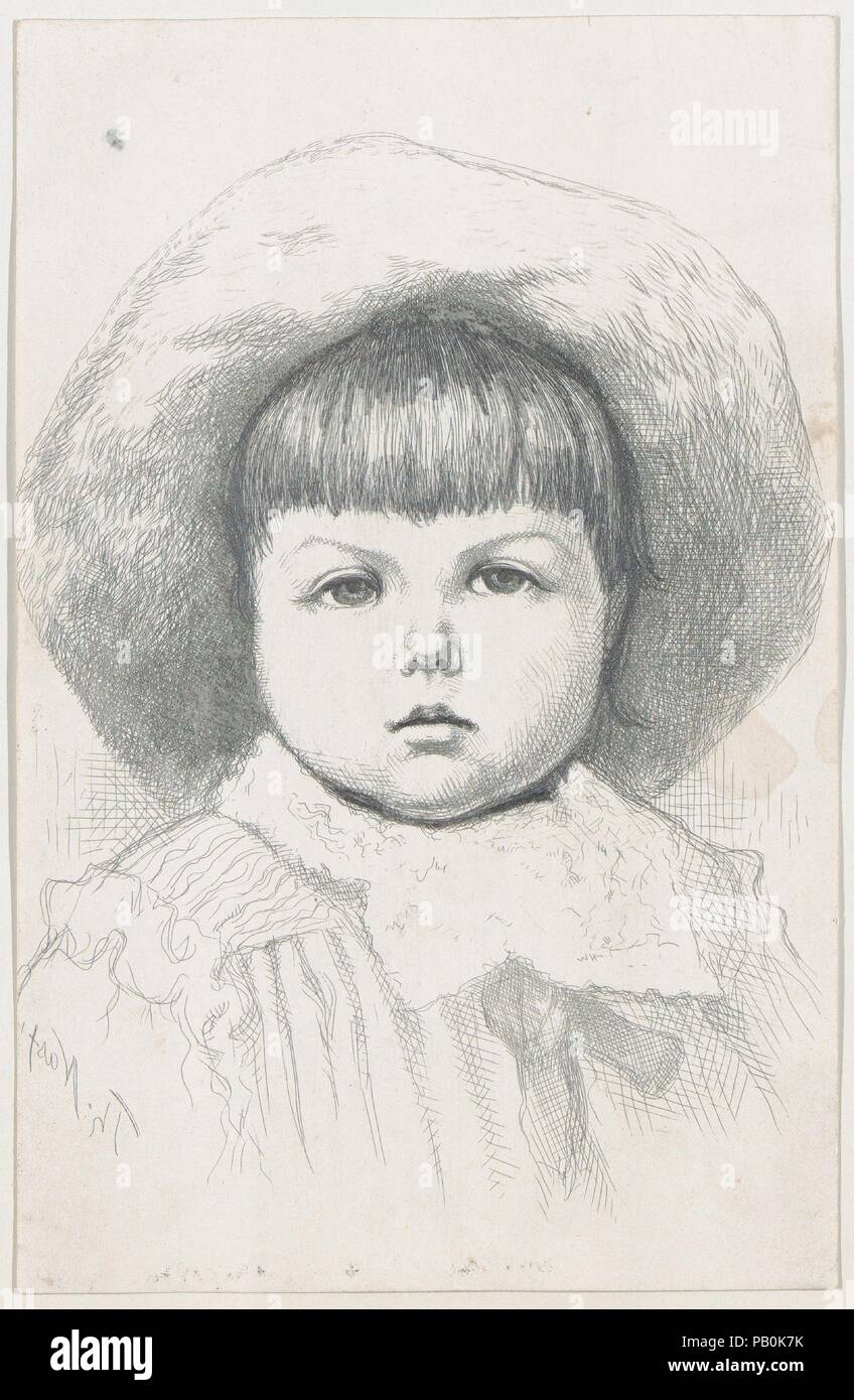 Portrait of a Child (Cyril Nast?). Artist: Thomas Nast (American (born ...