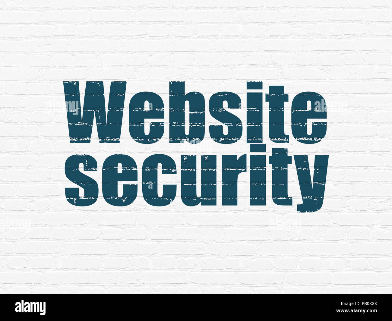 Web development concept: Website Security on wall background Stock Photo - Alamy