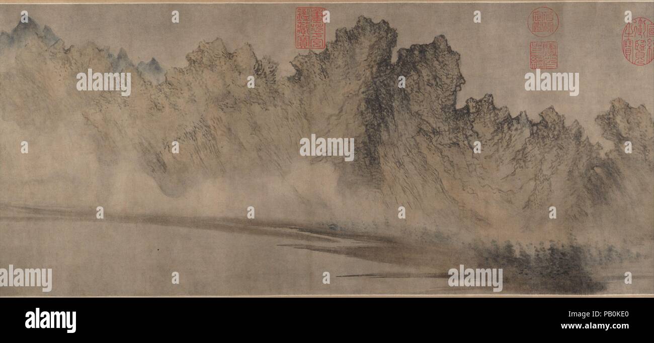 Cloudy Mountains. Artist: Fang Congyi (Chinese, ca. 1301-after 1378 ...