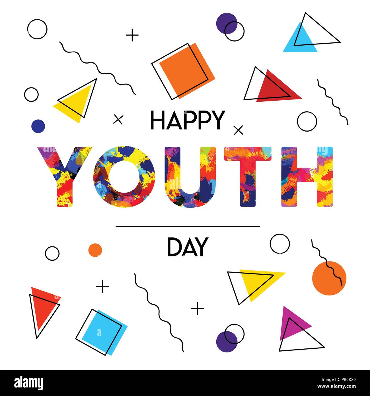 80s style vector text Cut Out Stock Images & Pictures - Alamy