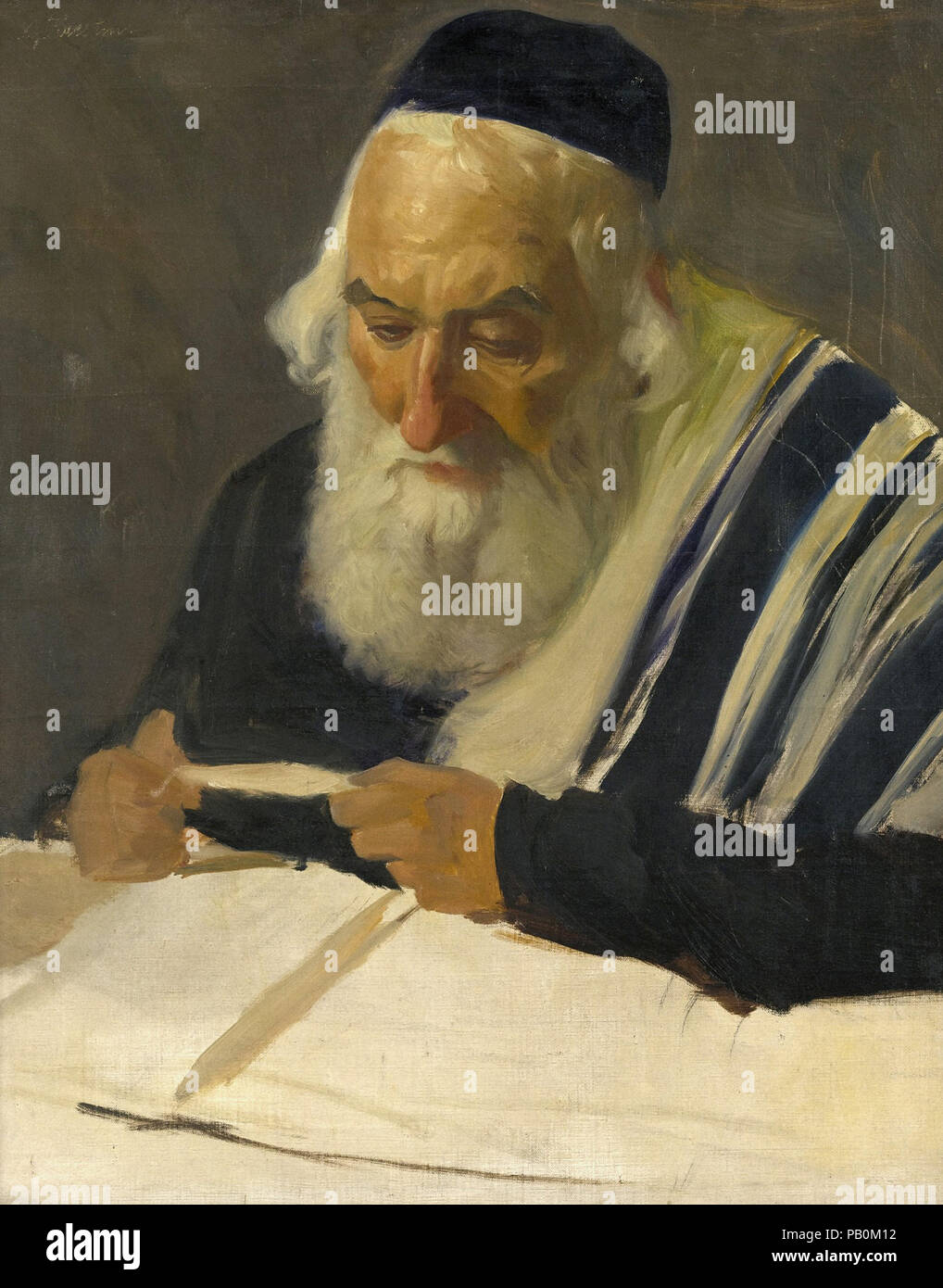 Krestin Lazar - Rabbi Reading Stock Photo - Alamy