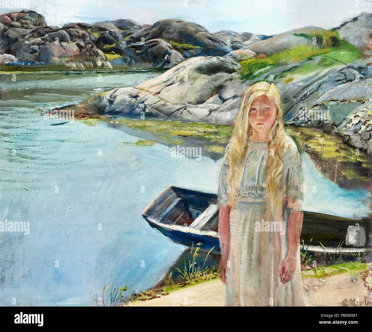 Krohg christian child hi-res stock photography and images - Alamy