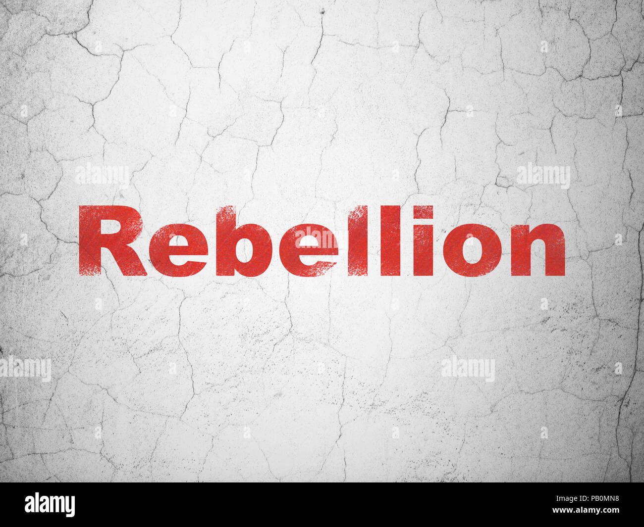 Politics concept: Rebellion on wall background Stock Photo - Alamy