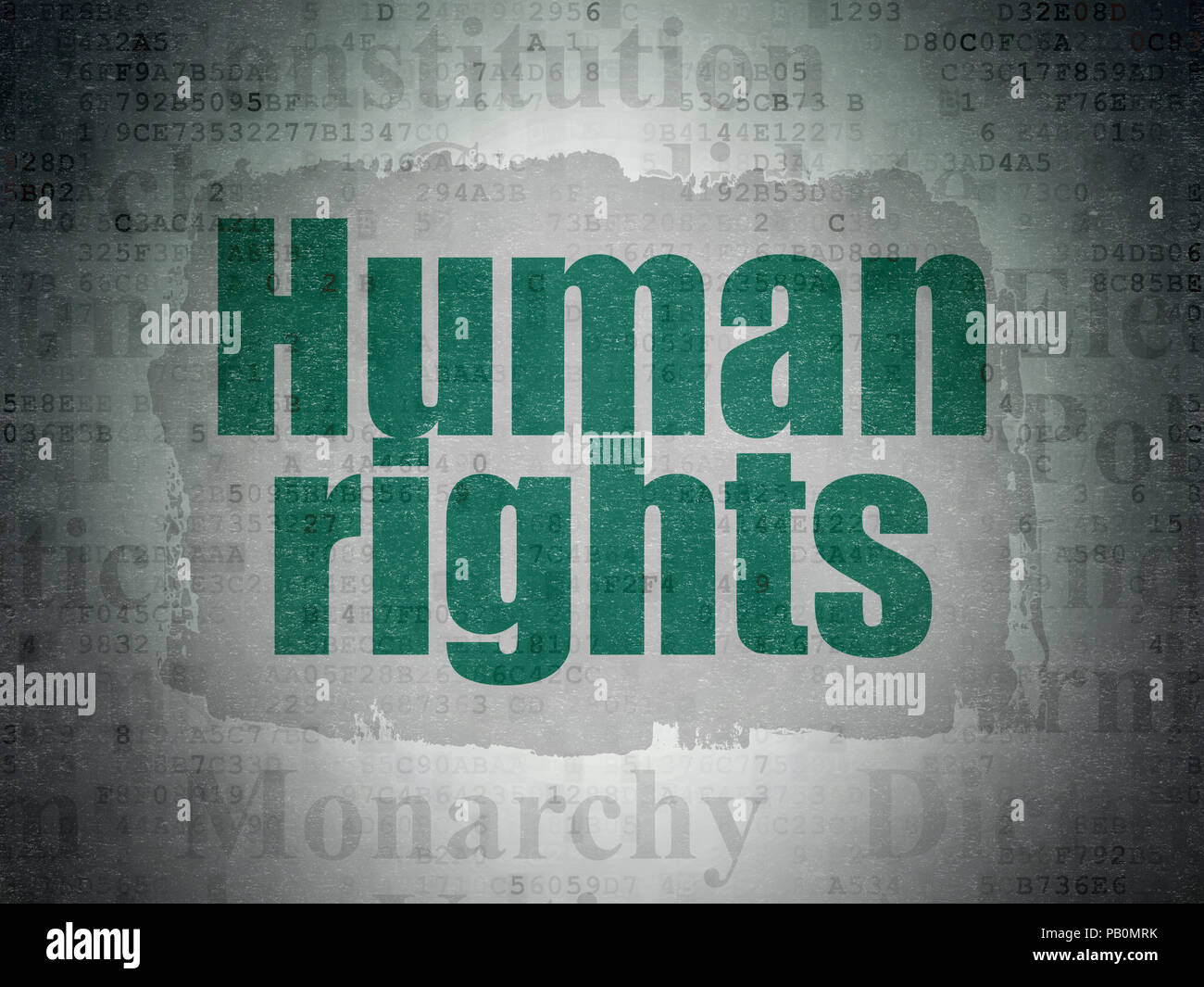 Political concept: Human Rights on Digital Data Paper background Stock ...