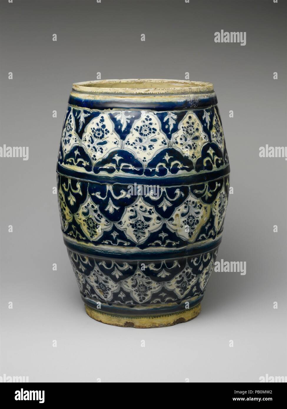 Flower Pot. Culture: Mexican. Dimensions: H. 17 in. (43.2 cm). Date: ca ...