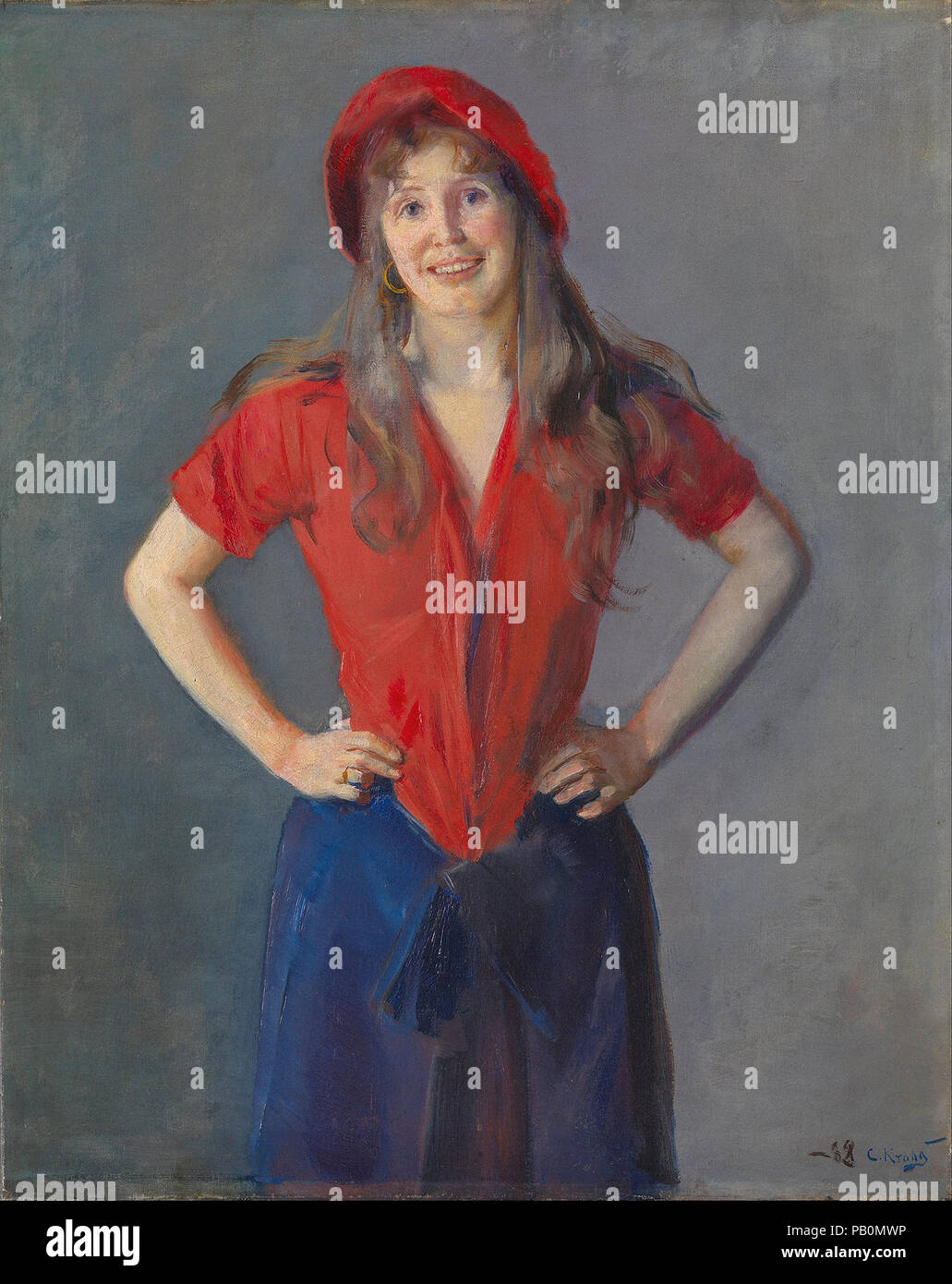 Christian krohg painting hi-res stock photography and images - Alamy
