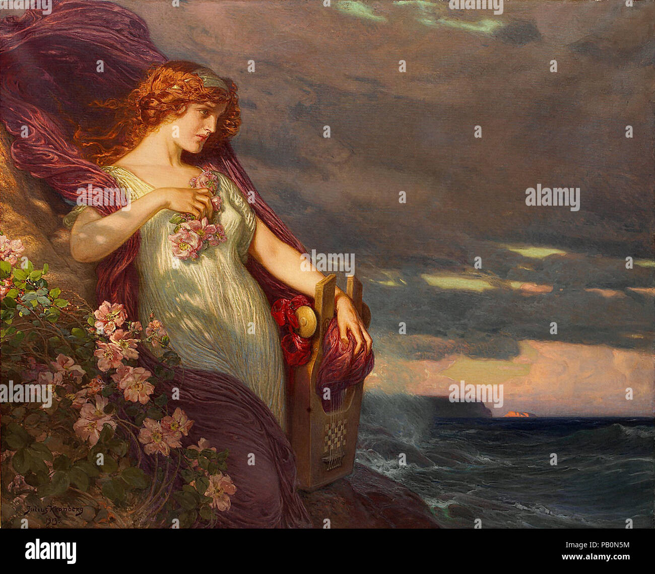 Sappho painting hi-res stock photography and images - Alamy