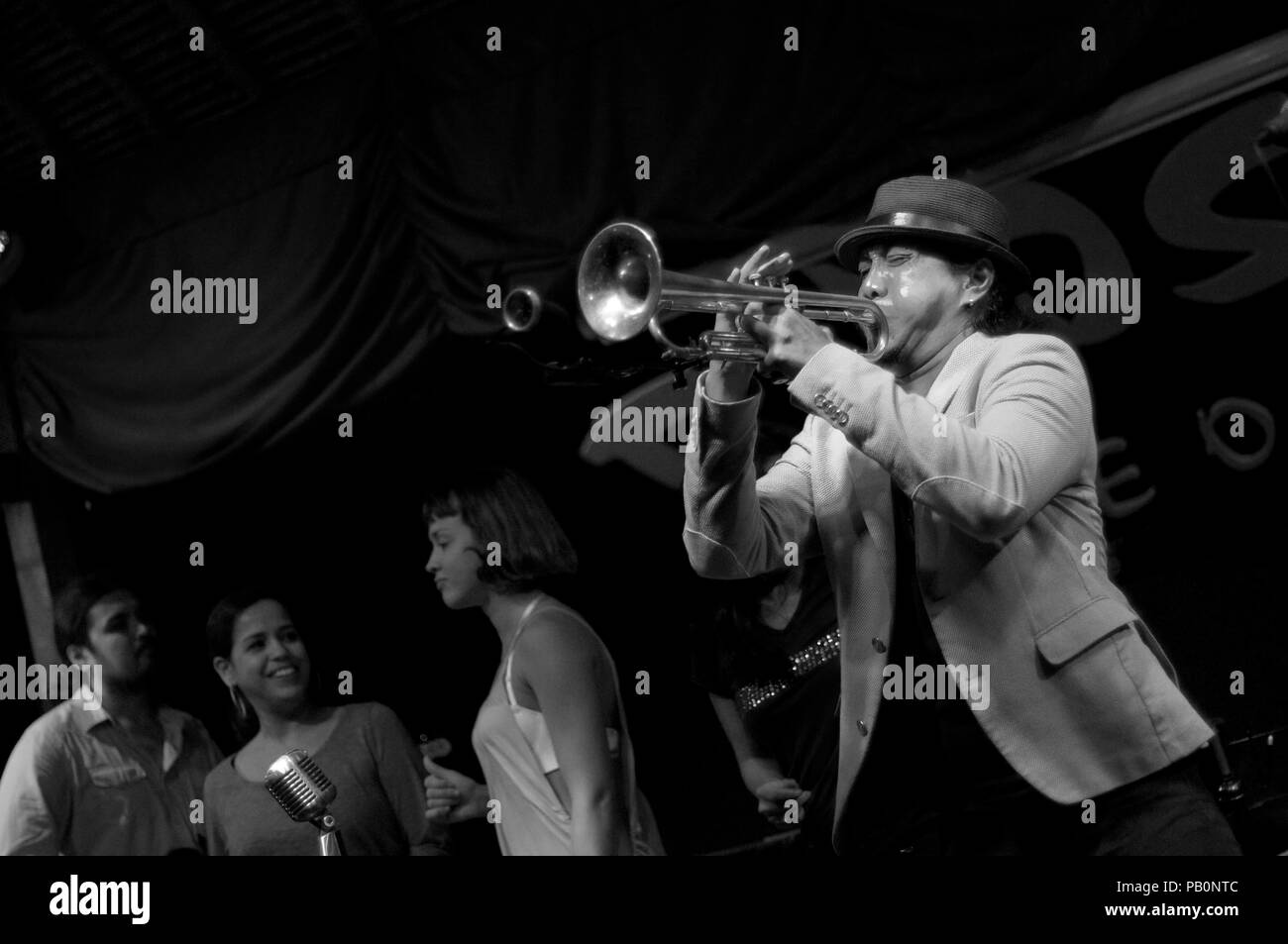 Black trumpeter hi-res stock photography and images - Alamy