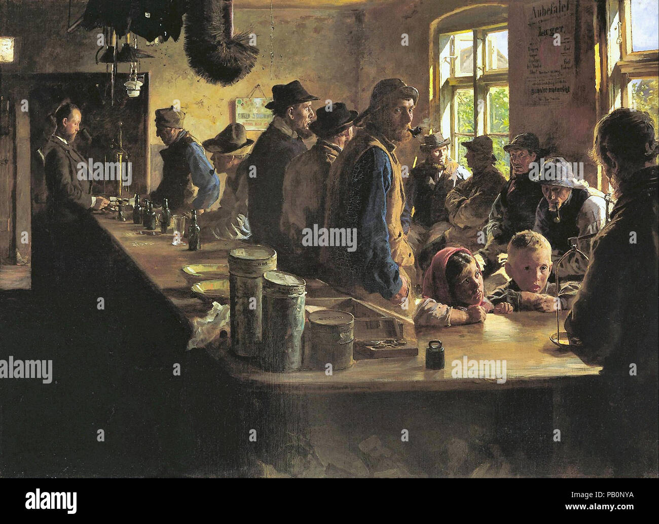 Kroyer Peder Severin - in the Store During a Pause from Fishing Stock ...