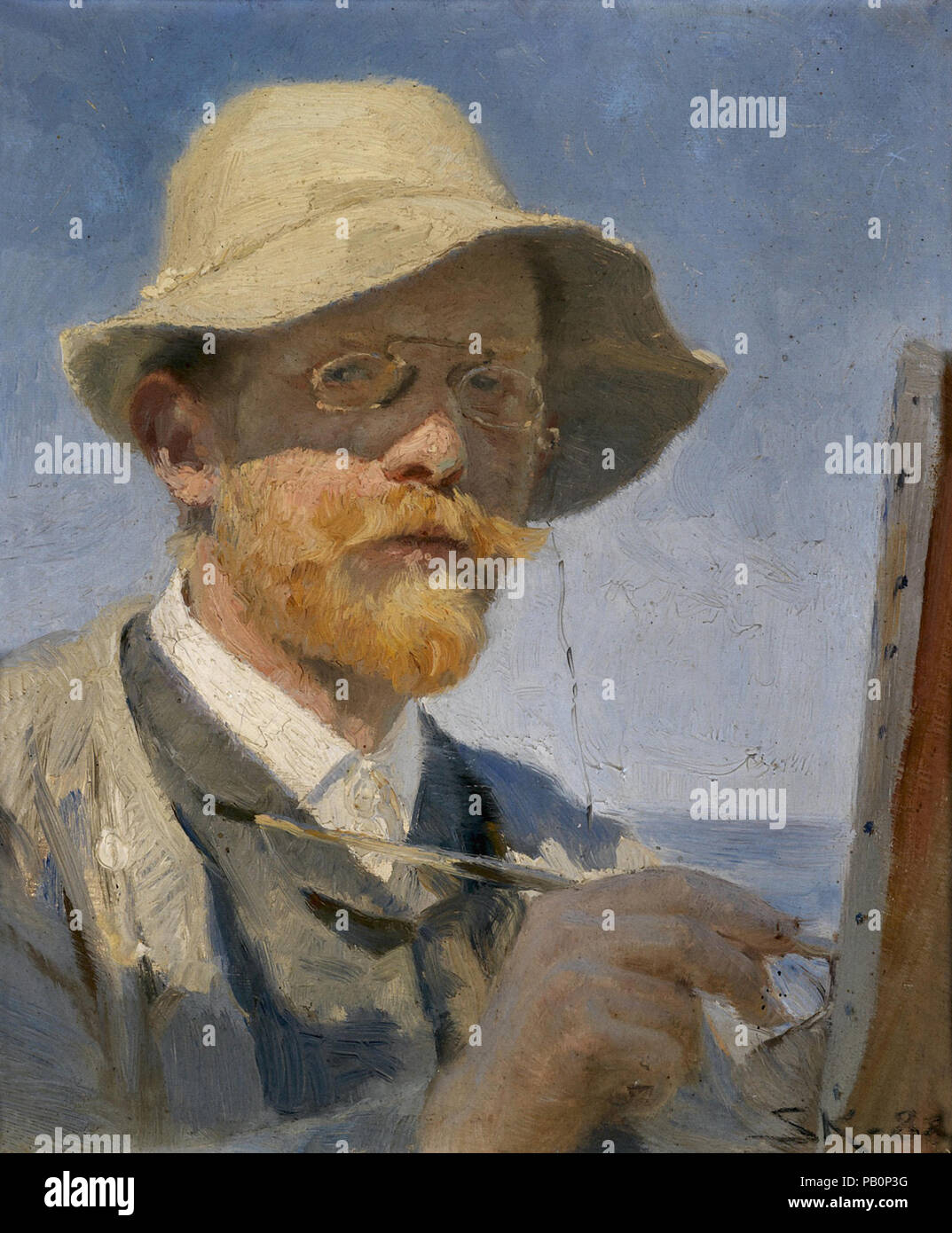 Kroyer Peder Severin - Self Portrait 7 Stock Photo - Alamy