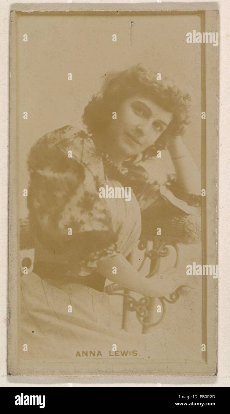 Anna Lewis, from the Actresses series (N245) issued by Kinney Brothers ...