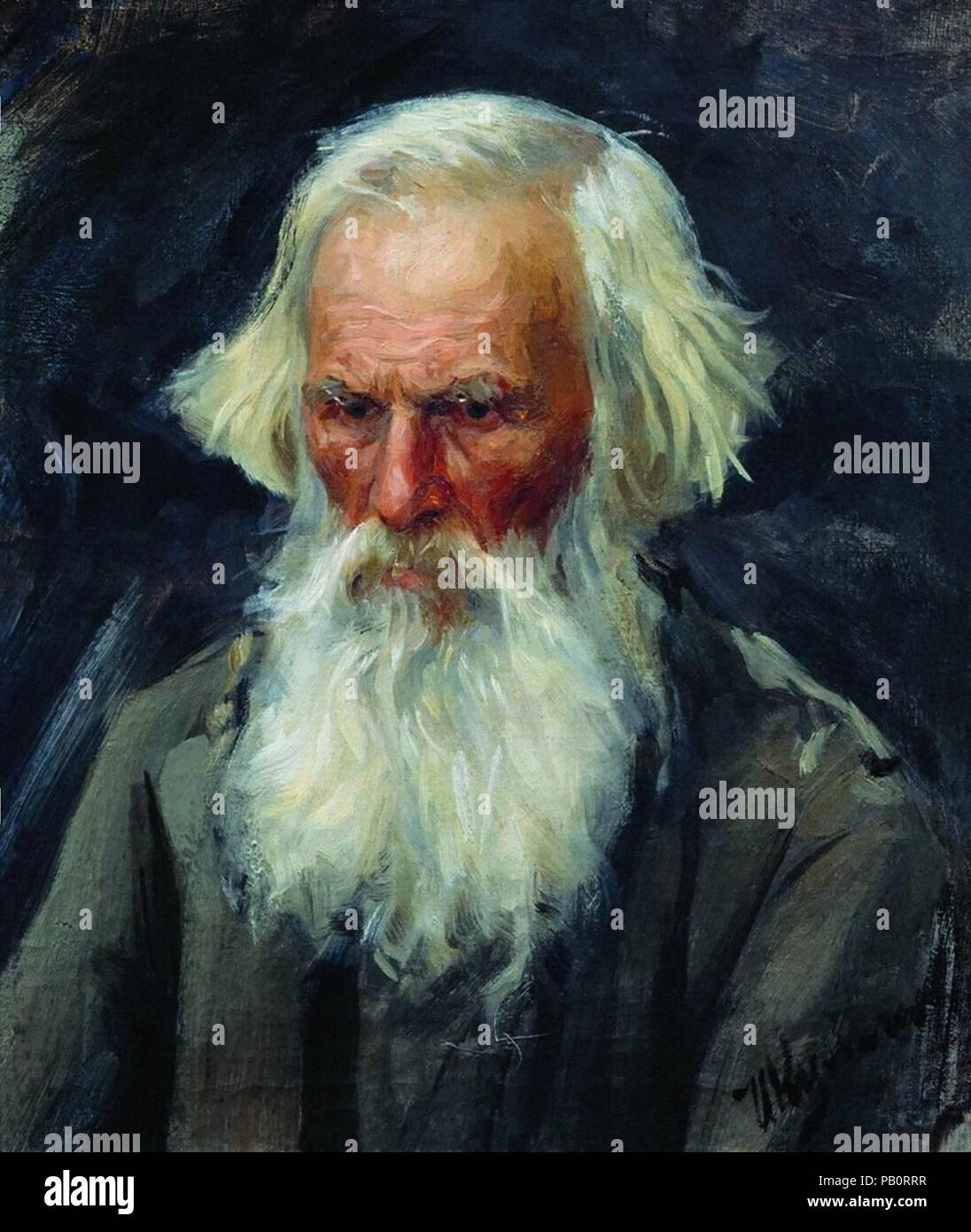 Kulikov Ivan Semionovich - Old Man Stock Photo - Alamy