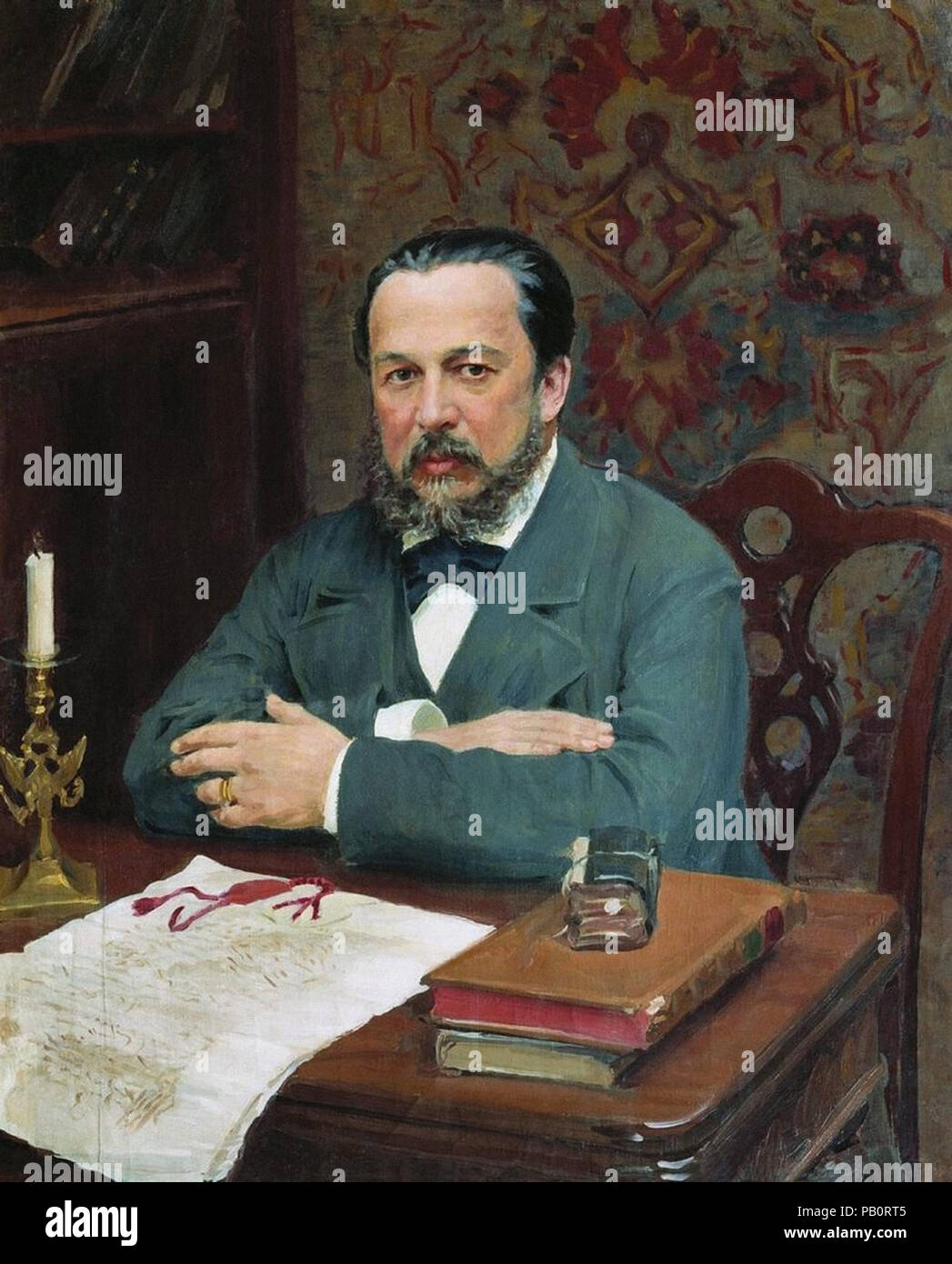 Kulikov Ivan Semionovich - Portrait of a.S. Uvarov Stock Photo - Alamy