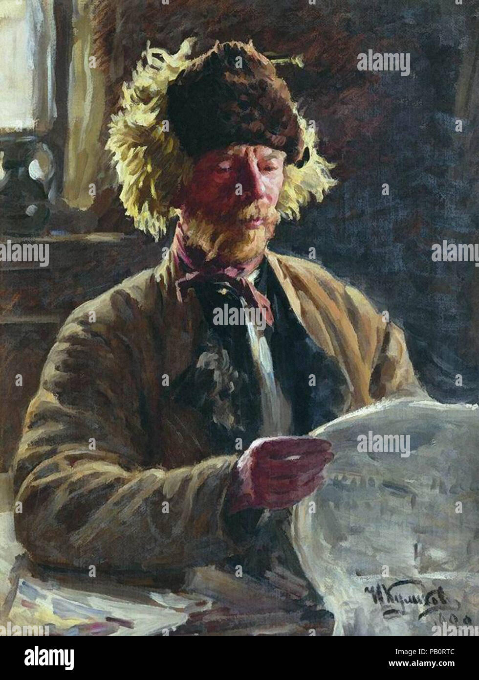 Kulikov Ivan Semionovich - Portrait of Andrianov Stock Photo - Alamy