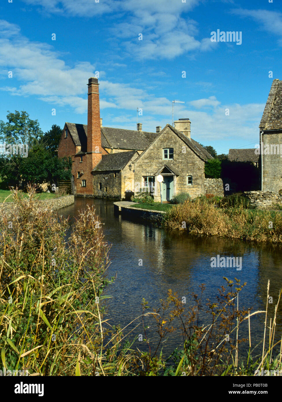 October 1993: Picturesque old water mill on the River Eye, Lower ...