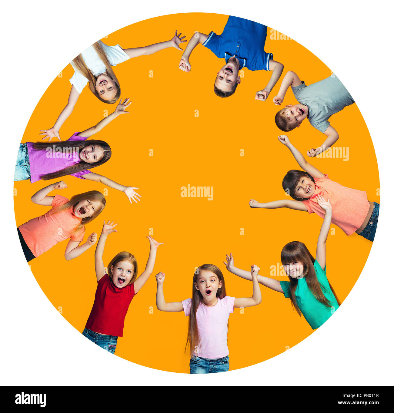 Happy success teensl celebrating being a winner. Dynamic energetic ...