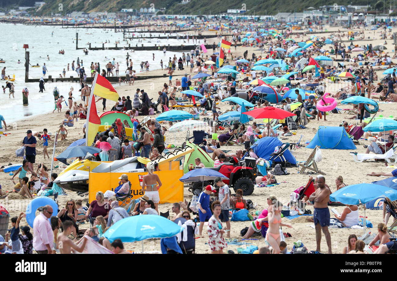Heatwave Uk Beach Bournemouth High Resolution Stock Photography and ...