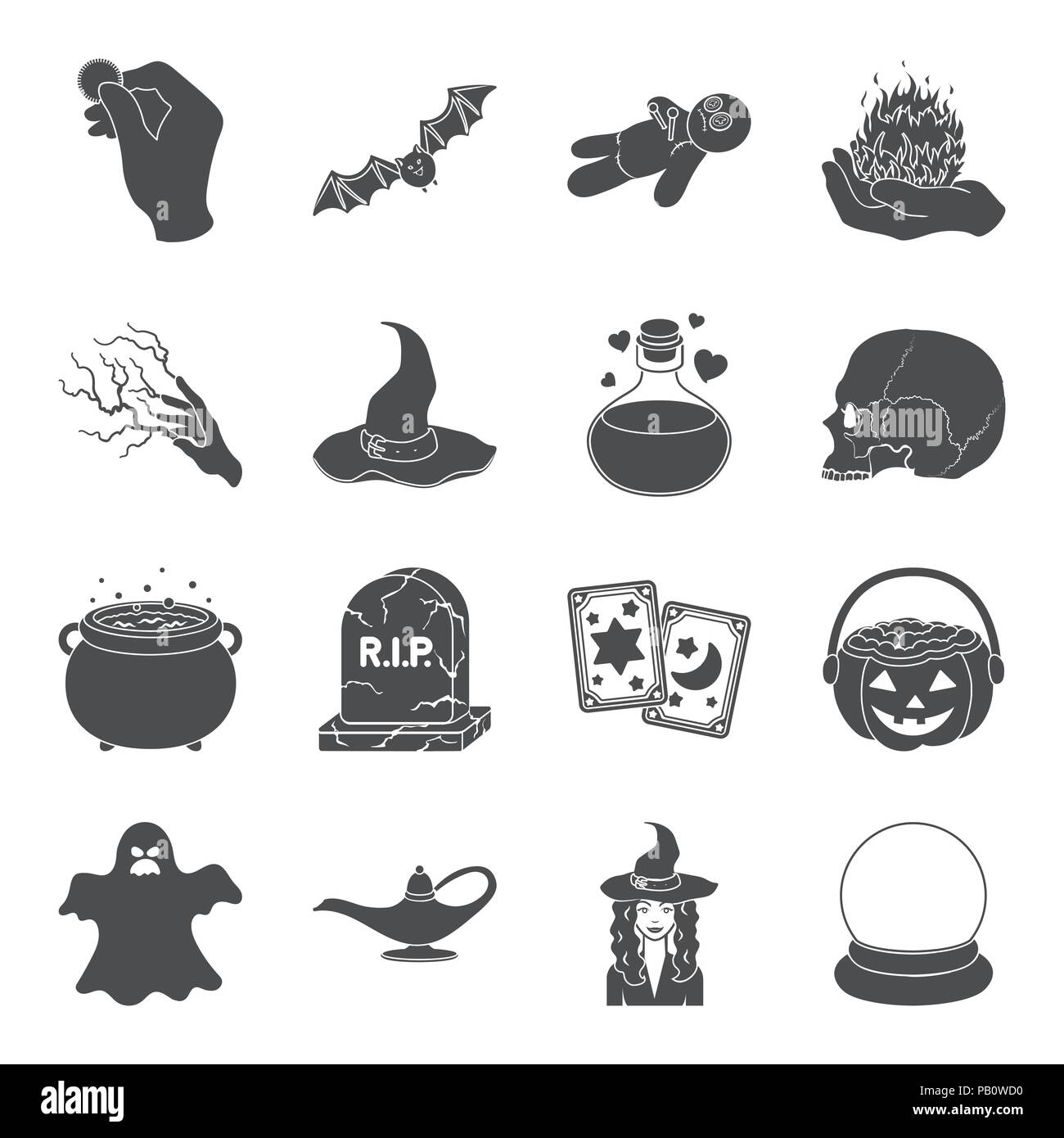 Voodoo doll logo Stock Vector Images - Alamy