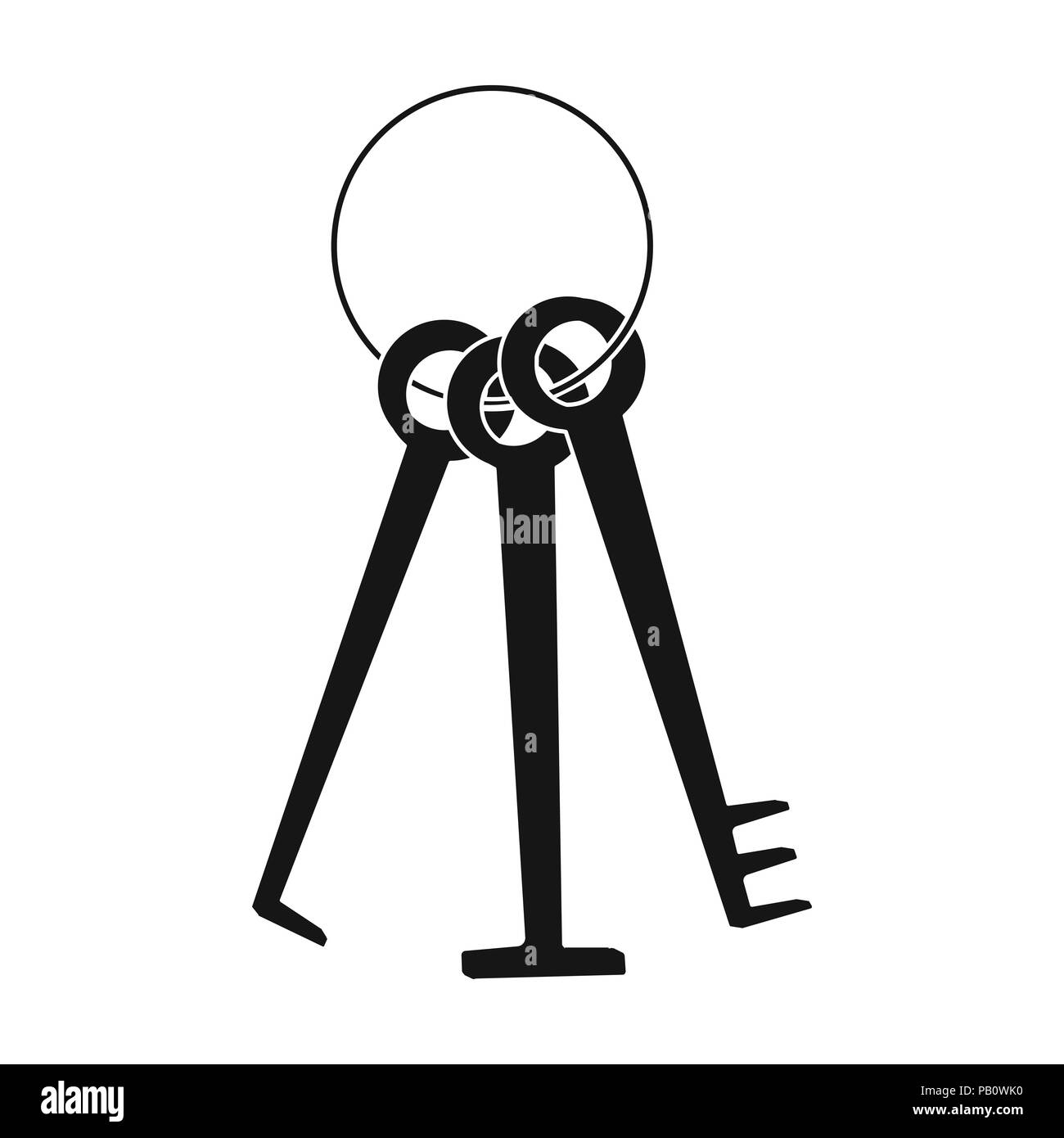 Hacker s lockpicks icon in black design isolated on white background ...