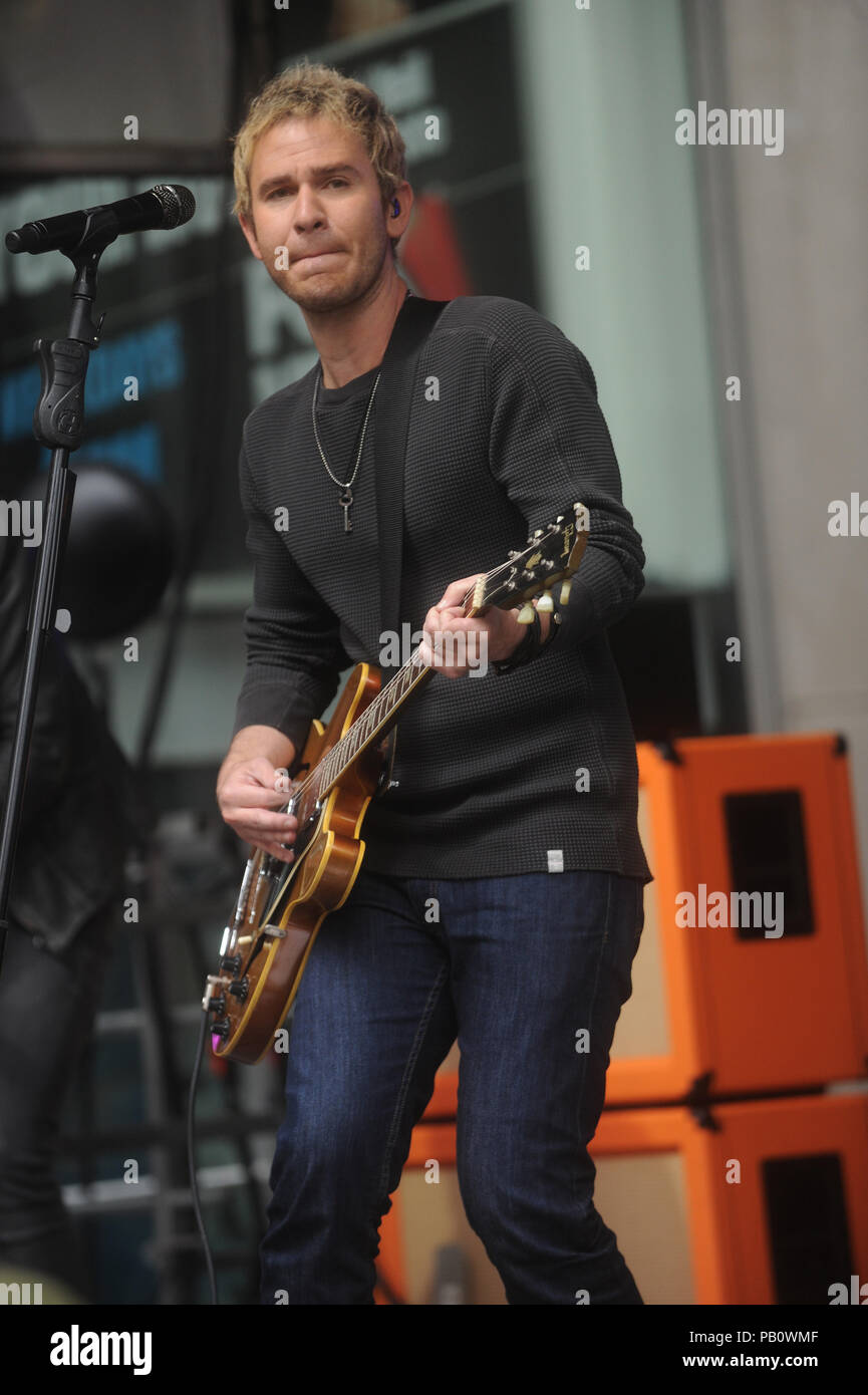 NEW YORK, NY - JUNE 05: (L-R) Musicians Steve Stout, Bryce Soderberg ...